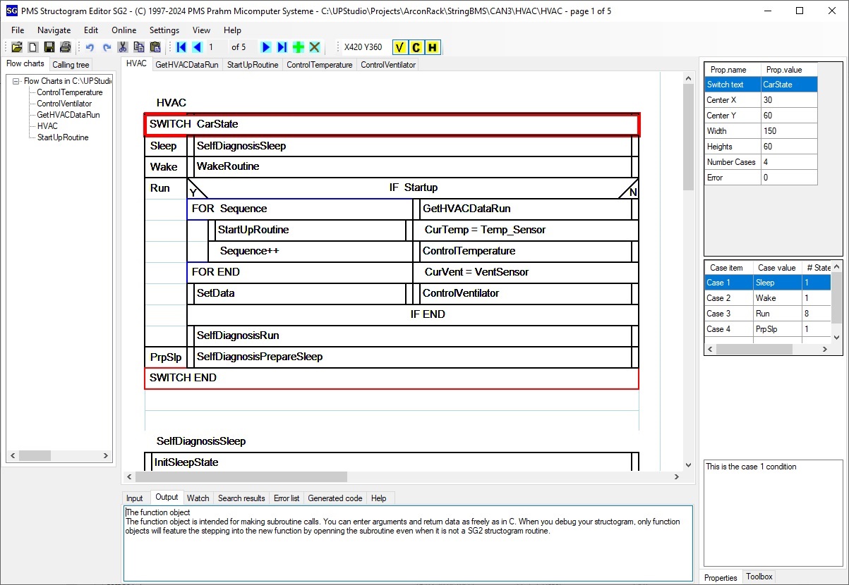 PMS Universal Programming Studio - Structogram Editor PMS-SG2 - Editor ...